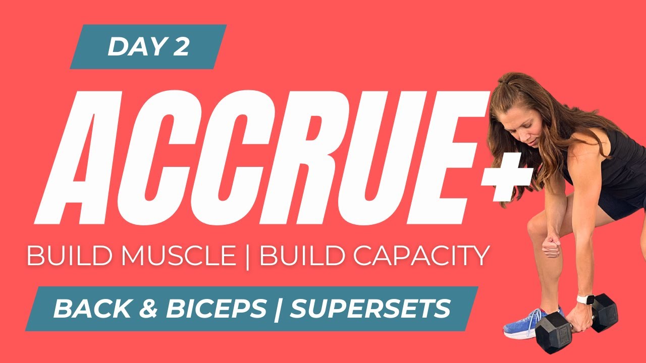 DAY 2 | SCULPTED BACK LINES (UNDER 30 MIN) | DUMBBELL STRENGTH - YouTube