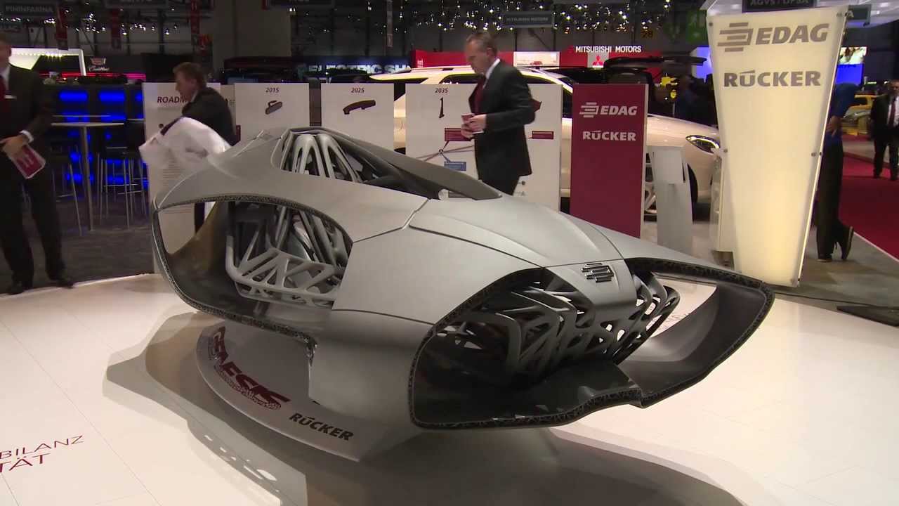 EDAG Genesis Concept shows its shell in Geneva - YouTube