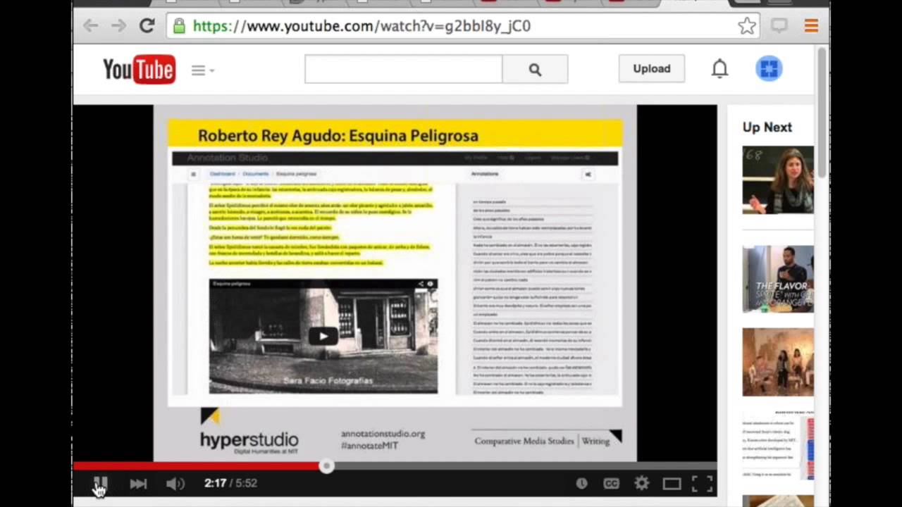 Annotation Studio (HASTAC Scholars Digital Collections Webinar with MIT HyperStudio) - YouTube