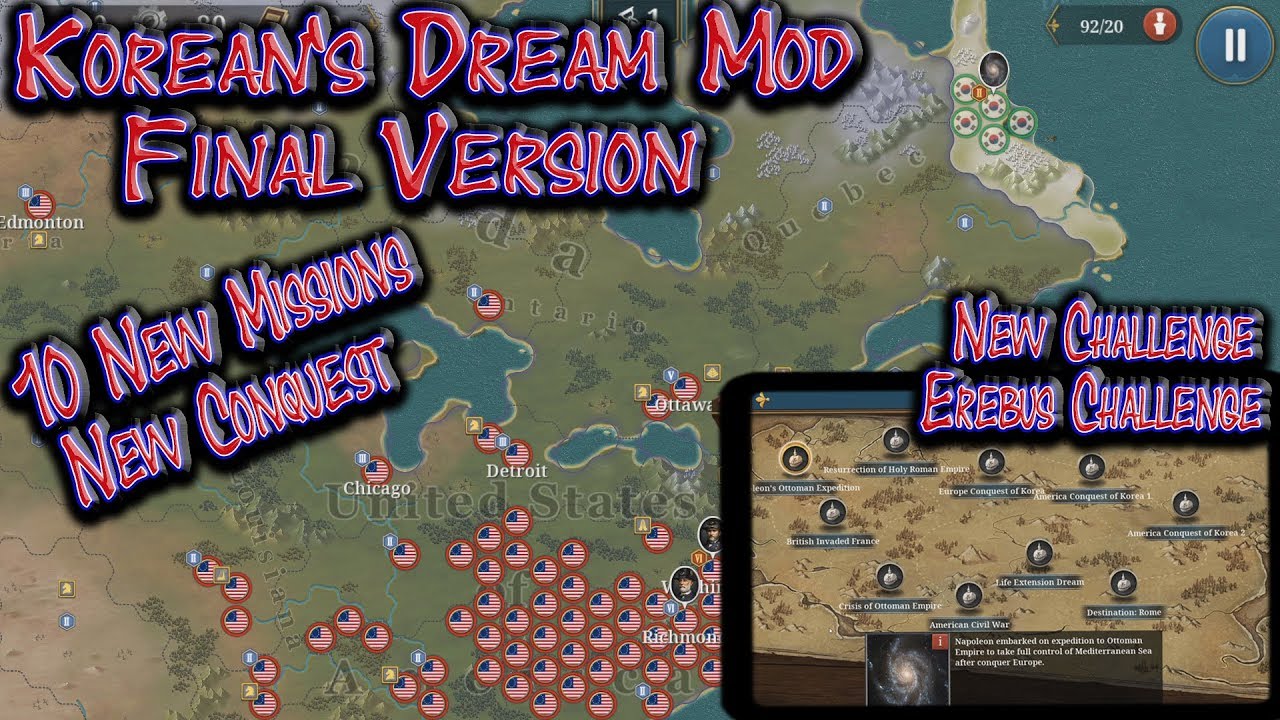 Korean's Dream Mod Final Version Review; Korean World Takeover ...