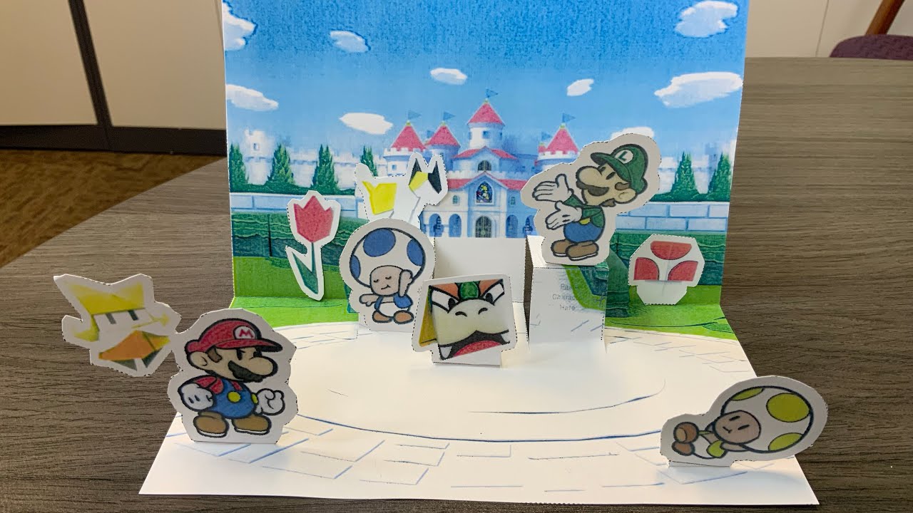 DT Crafts: Paper Mario Diorama - YouTube
