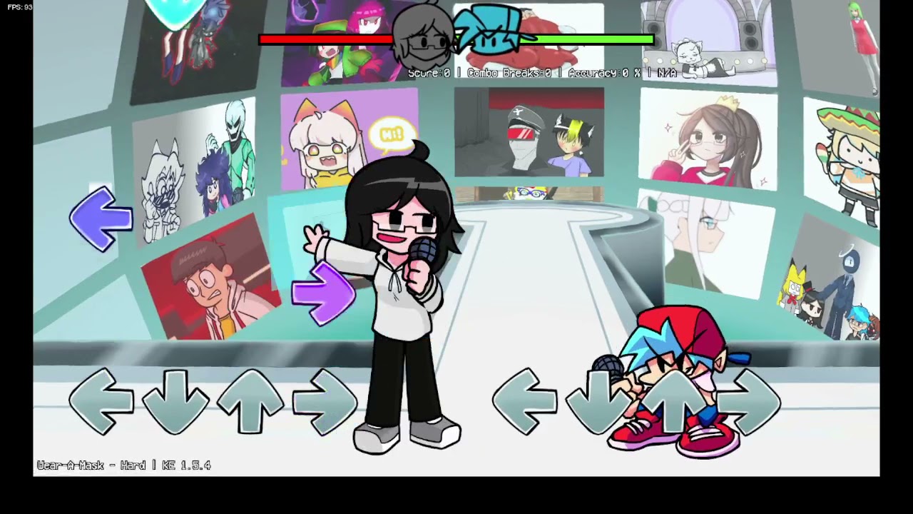 playing cyber sensation fnf mod - YouTube