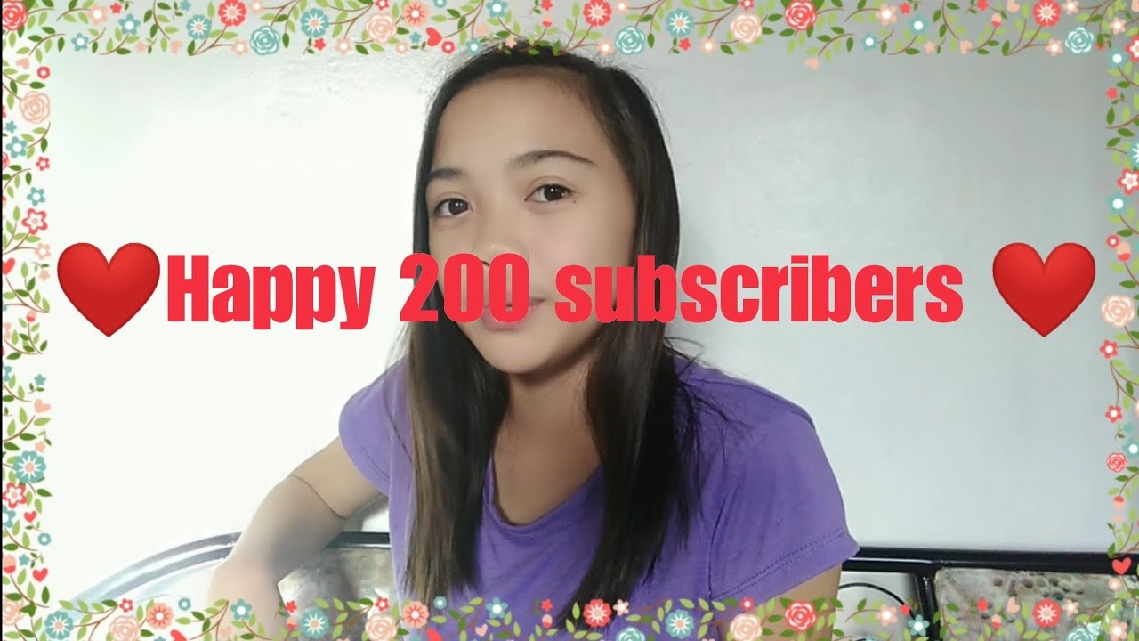 Happy 200 subscribers ️#20 - YouTube