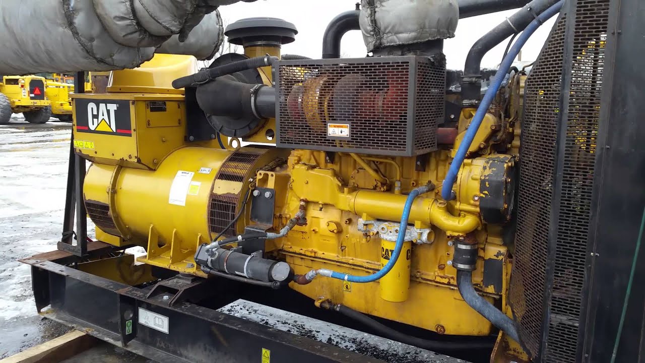 CAT C15 GENERATOR - YouTube