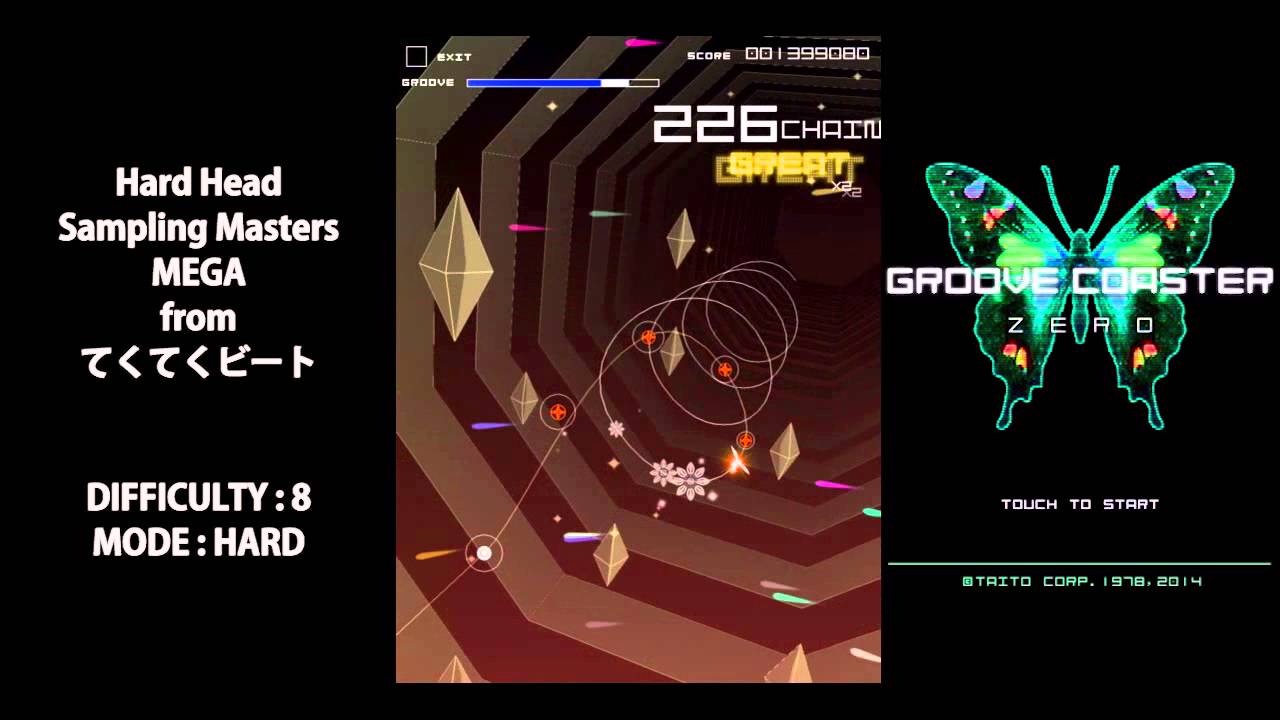 Groove Coaster ZERO "Hard Head" from てくてくビート - YouTube