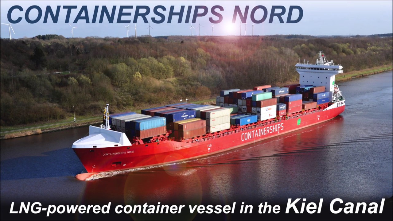 CONTAINERSHIPS NORD in the Kiel Canal - YouTube