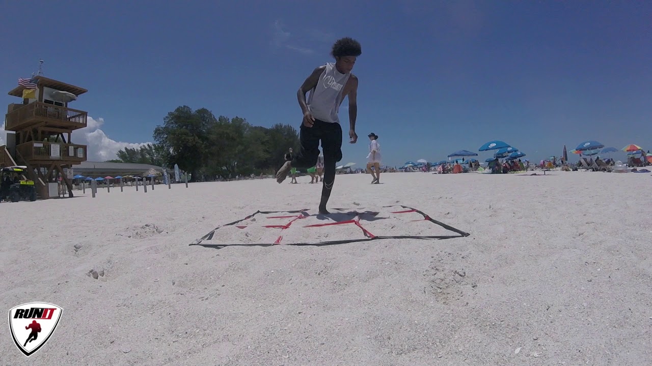 Running Back footwork w/ The Cube! - YouTube