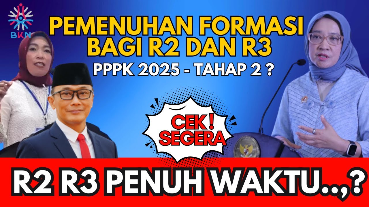 🛑AKHIRNYA PENUH WAKTU ?? OPTIMALISASI R1 R2 R3 PPPK 2025 - YouTube