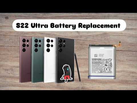 Samsung Galaxy S22 Ultra Battery Replacement - YouTube