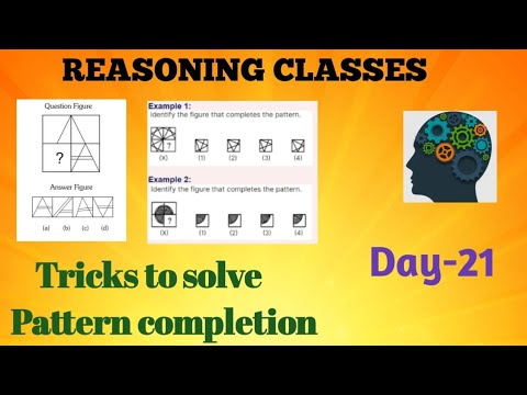 Reasoning | Day-21 | Pattern Completion | Tricks - YouTube