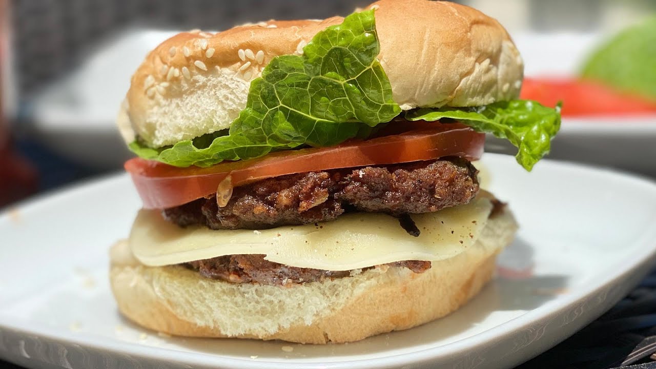 How to Make a Perfect Cheeseburger Home made - YouTube