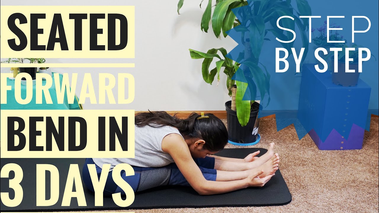 Paschimottanasana|Seated forward bend.Step by step - YouTube