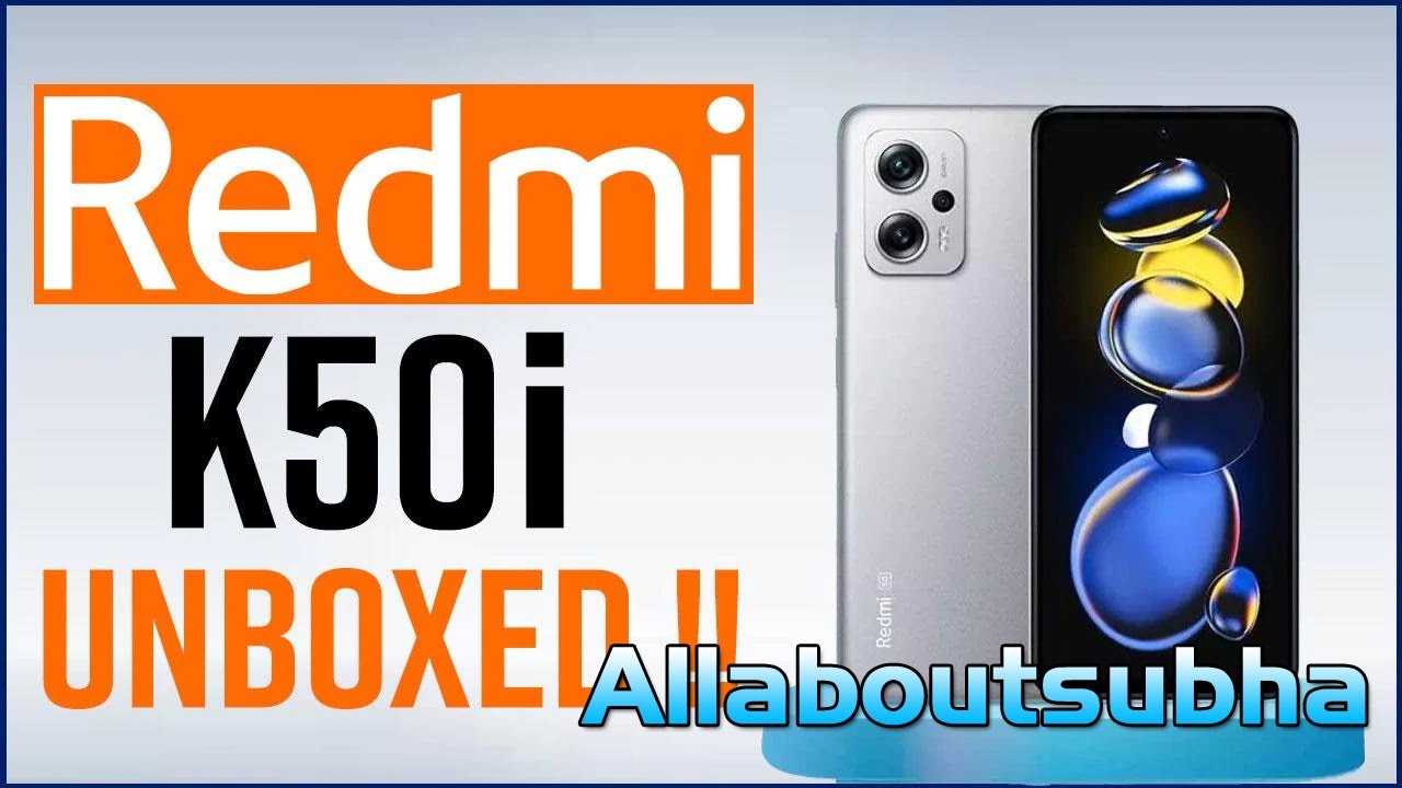 redmi k50i unboxing | Redmi K50i 5G Unboxing & First Impressions ...