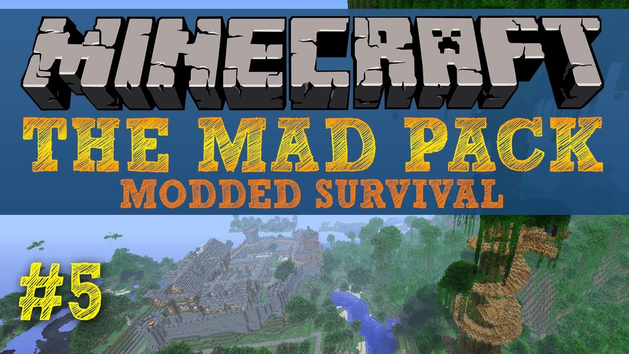 Minecraft MAD PACK #5 'OIL!' (MadPack Modded Survival) - YouTube