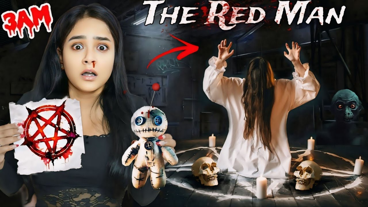 I did The RED Man Ritual at 3:33 AM 💀 *Ghost Caught on Camera* 😭 ...
