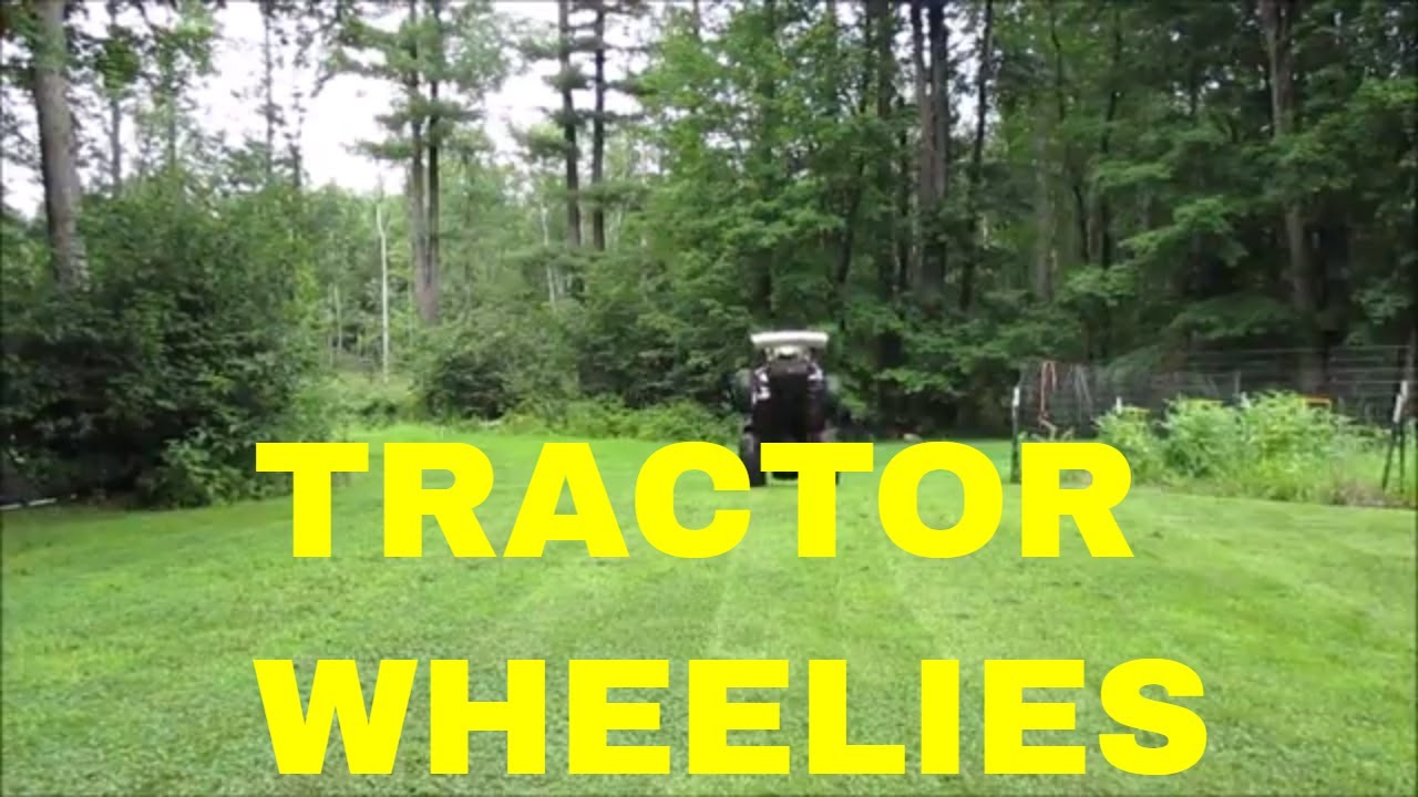 TRACTOR WHEELIES FOR JOSH AT 5150mxVW - YouTube