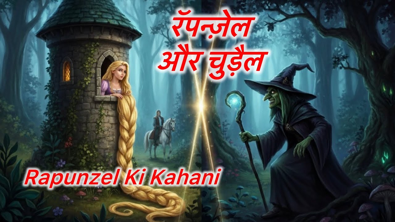 रॅपन्ज़ेल और चुड़ैल: लंबे बालों का रहस्य और ऊँचाई का कैद | Rapunzel aur ...