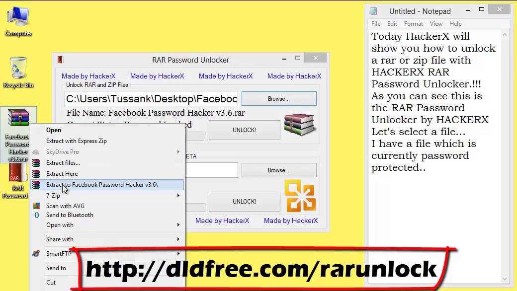 Unlock RAR Password Protected Files Easy FREE 2014 YouTube Unlock RAR Password Protected Files Easy FREE 2014 YouTube