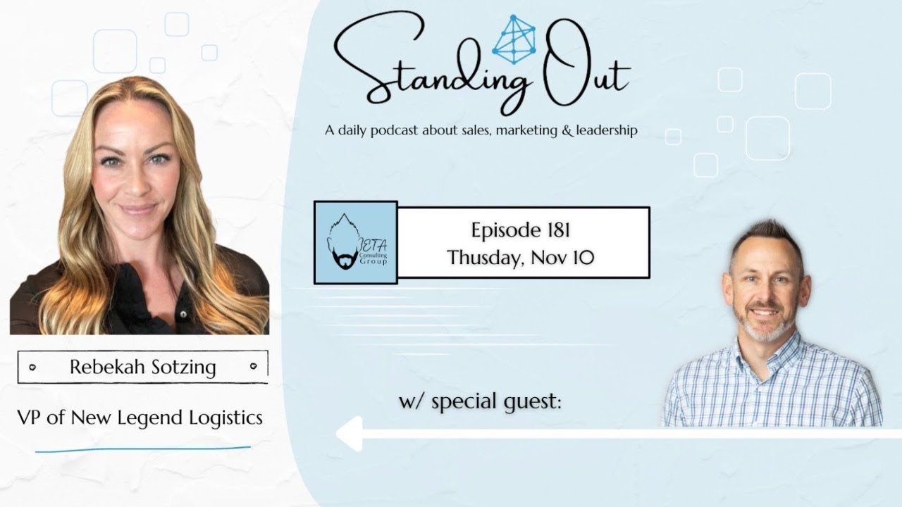 Standing Out - Episode 181 with guest Rebekah Sotzing - YouTube