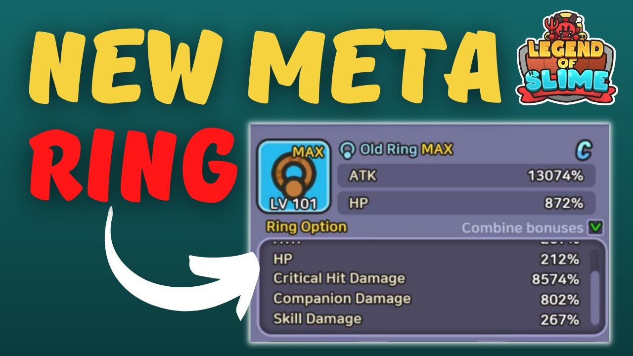 Slime Legion RING Guide | 3 Rings You MUST Own - Legend of Slime: Idle ...