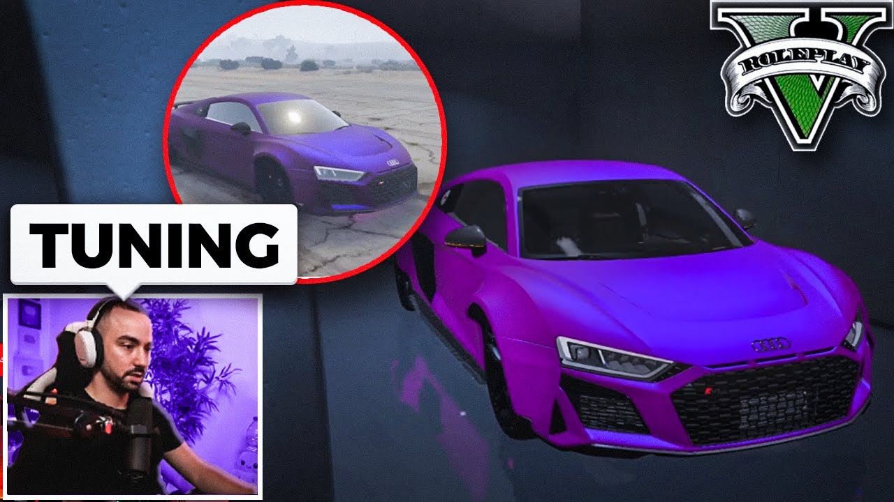 COMPREI E FIZ TUNNING NO AUDI R8 ! GTA RP - YouTube