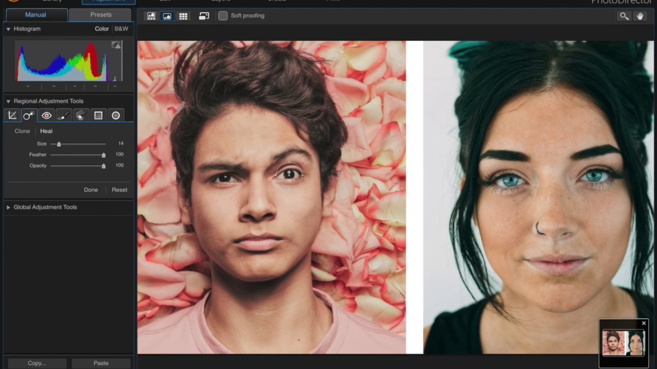 PhotoDirector Tips 2019 - Fun! Trick to Change Eye Color using Spot ...