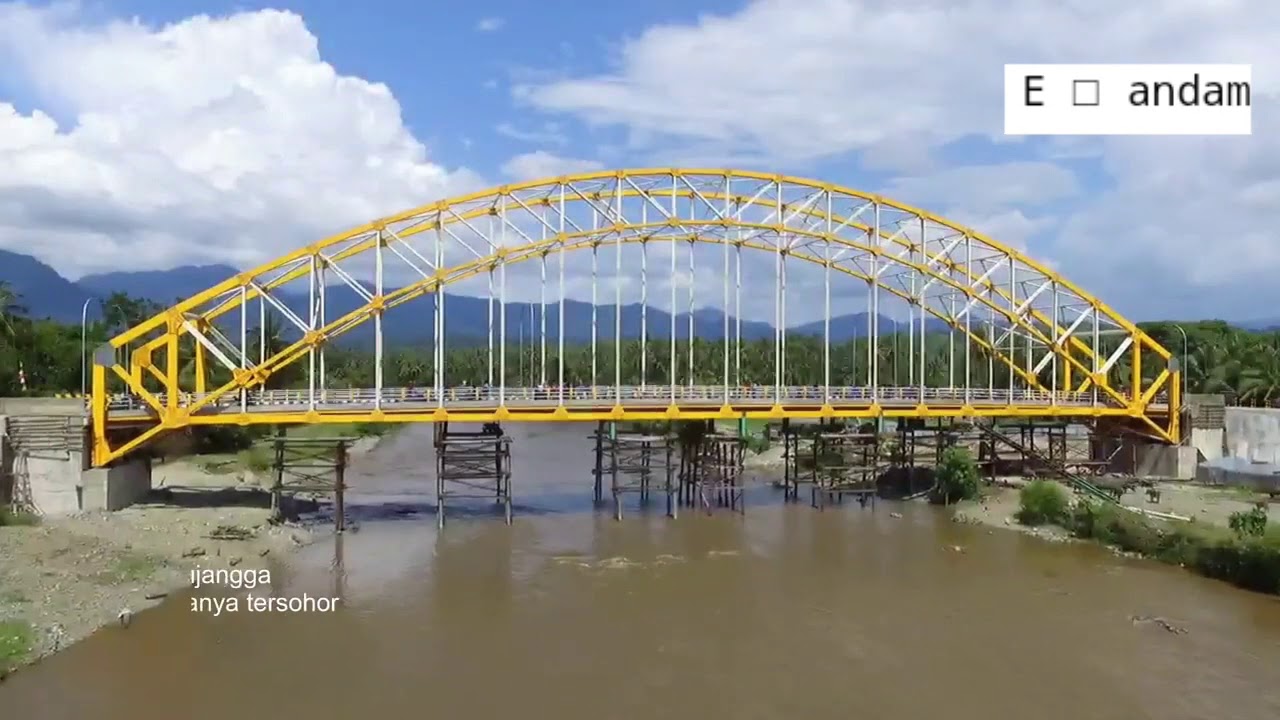 Jembatan virall di Barus-Tapteng || jembatan kuning - YouTube