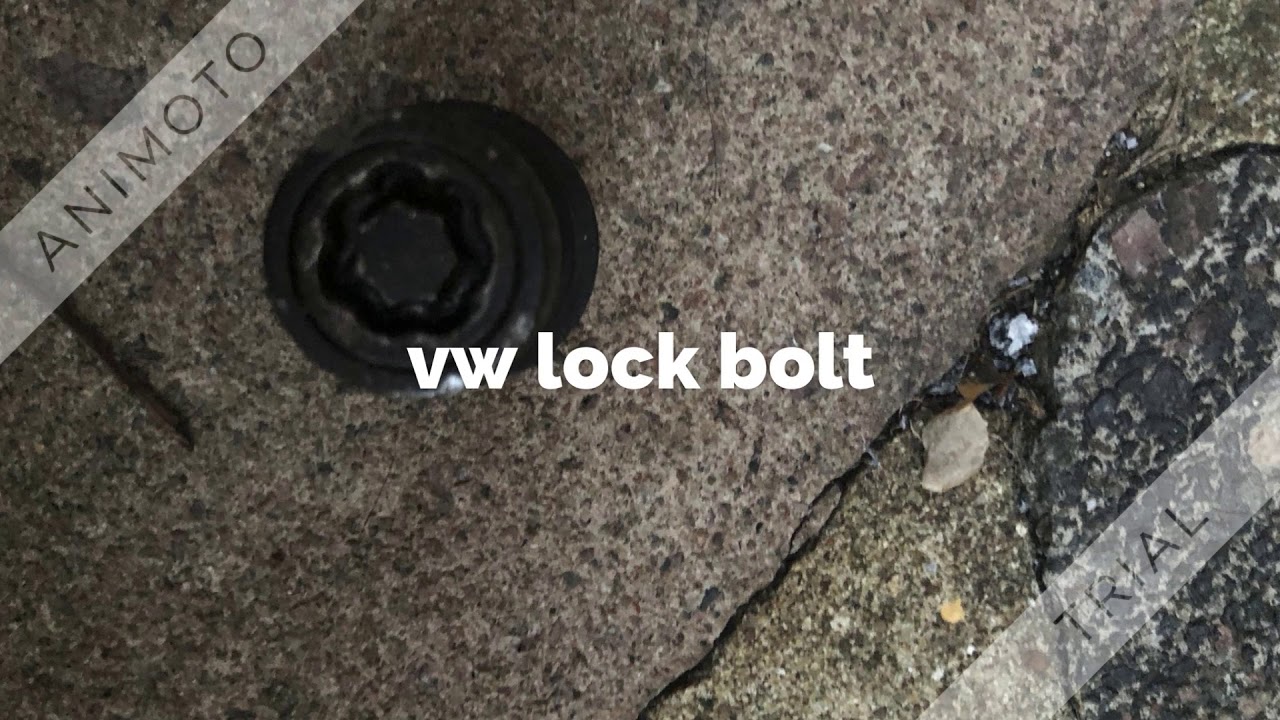 ALFA ROMEO LOCKING WHEEL BOLT REMOVAL - YouTube