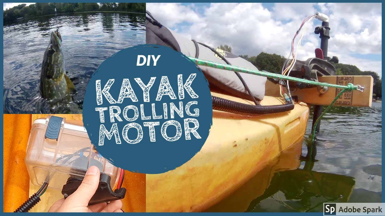 How to Mount a Trolling Motor on Your Kayak (DIY steer with your feet ...