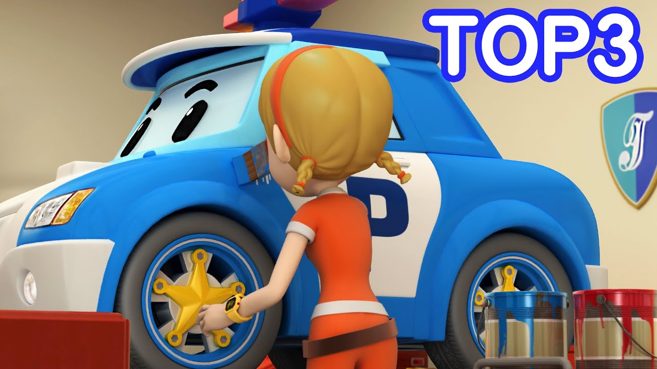 Drawing Episodes | Robocar POLI TOP 3 | Cartoon for Children | Robocar ...