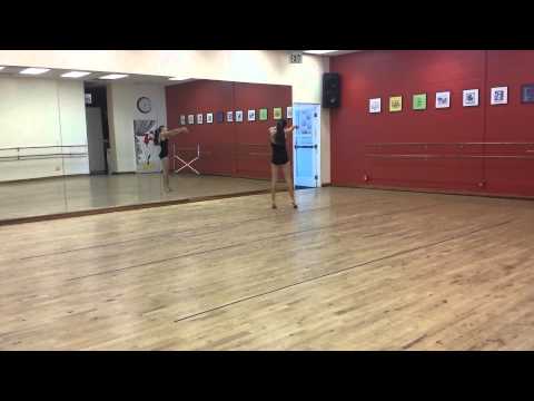Jenny solo dance practice,2014