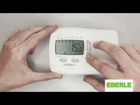 EBERLE - INSTAT+868 2R/3R/3F - Setting the time program How-to Video