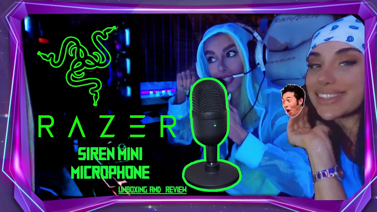 razer mini siren microphone unboxing and review (آنباکسینگ میکروفون ...