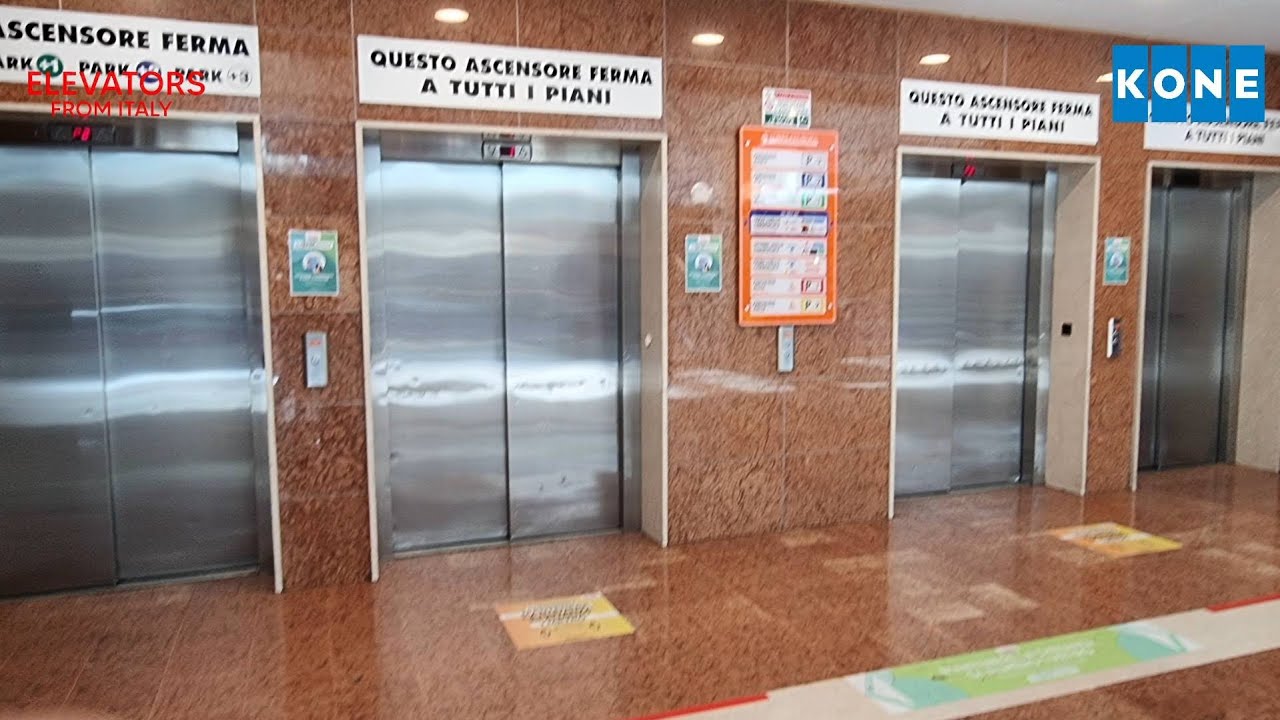 4 2003 Kone Monospace (Mod. 2016 Kone) MRL traction elevators@Torri d ...
