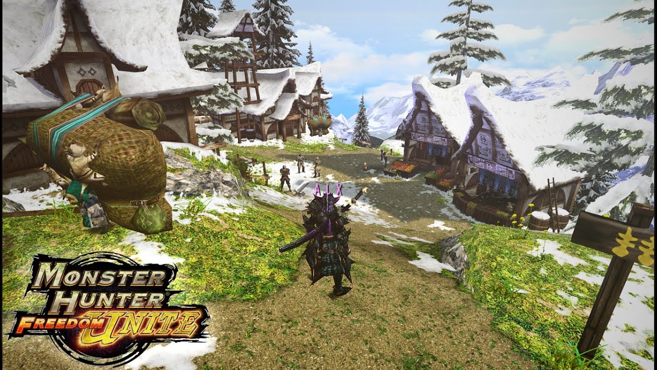 MHFU HD texture pack - YouTube