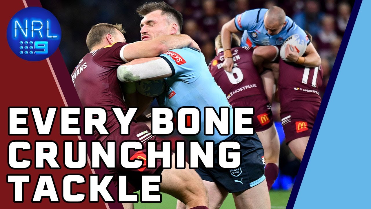 Every MASSIVE hit and SPECTACULAR tackle from State of Origin Game 3 ...