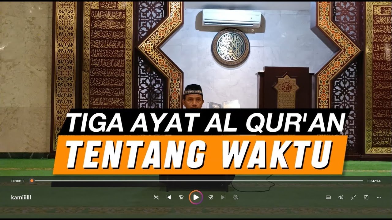 Tiga Ayat Al Qur'an Tentang Waktu // DR. H. Imanudiin Kamil, Lc. - YouTube