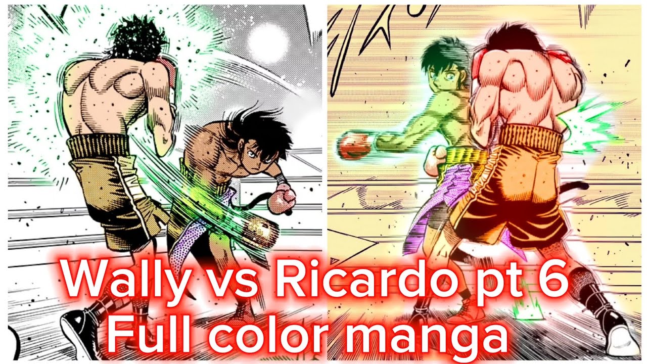 WALLY VS RICARDO Full color manga/Pt 6/ Hajime no ippo - YouTube