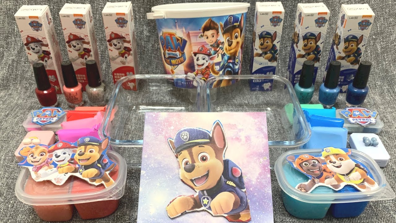 Making Slime With 「PAW Patrol」！Most Satisfying Slime Video ️ - YouTube