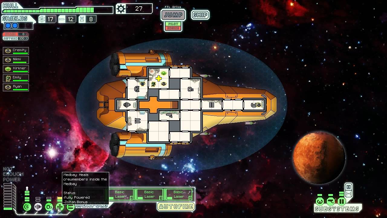 Let's Play FTL - Part 14 - Red Tail - Kestrel Cruiser B (1/2) - YouTube