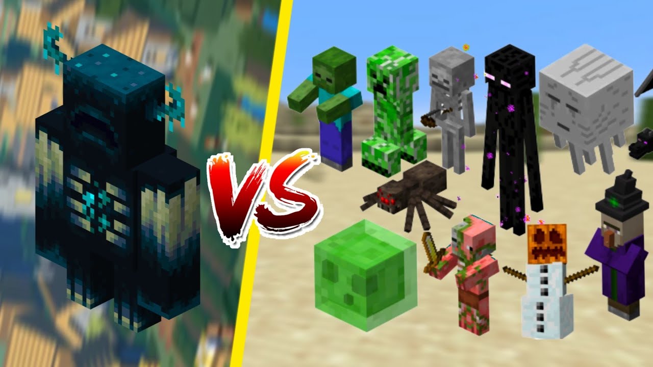 Crafting and Building - WARDEN vs Every Mob in Crafting and Building ...