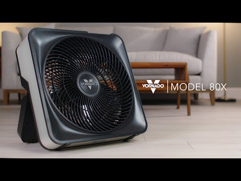 Vornado Model 80X High-Velocity Box Fan with Kickstand