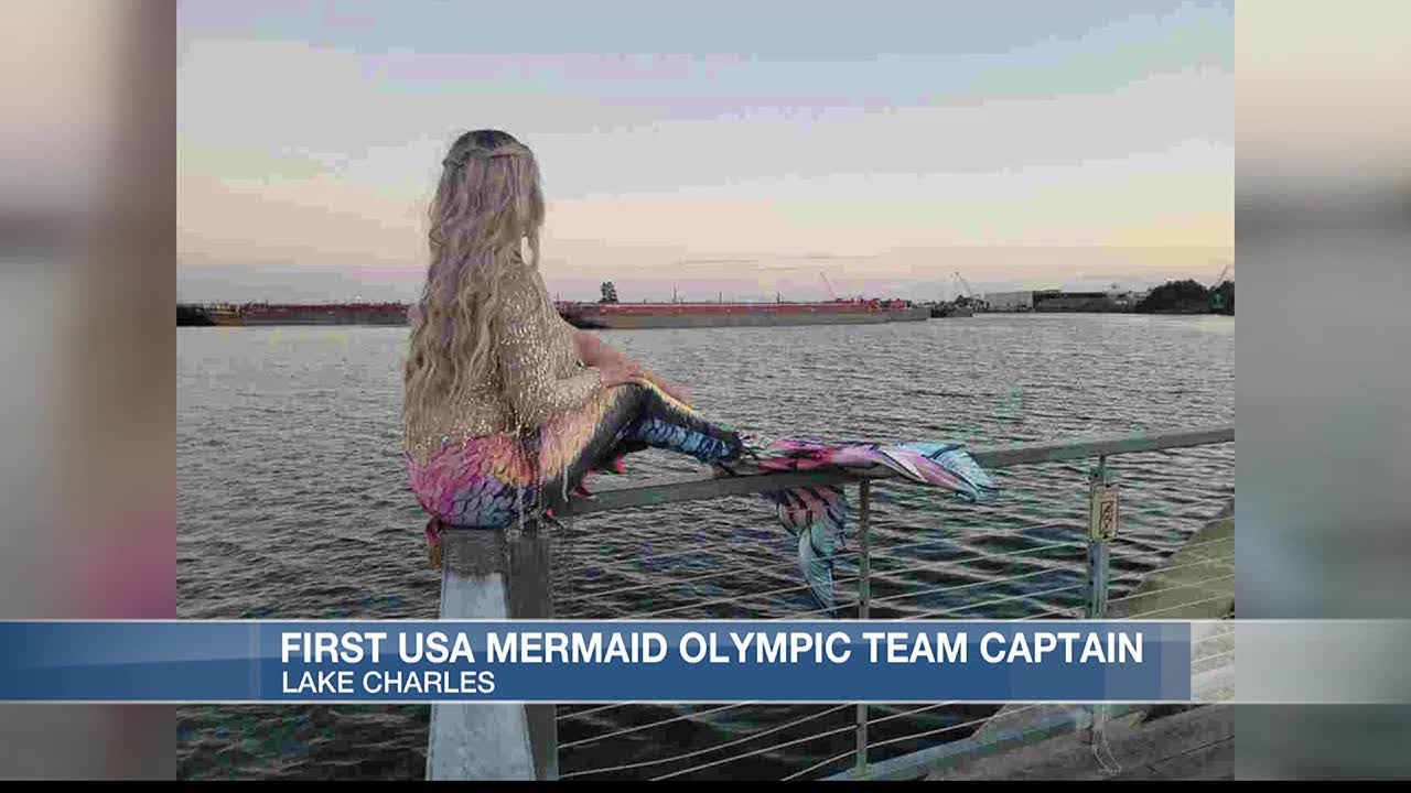 Lake Charles Woman leading Team USA in Swiss Merlympics - YouTube