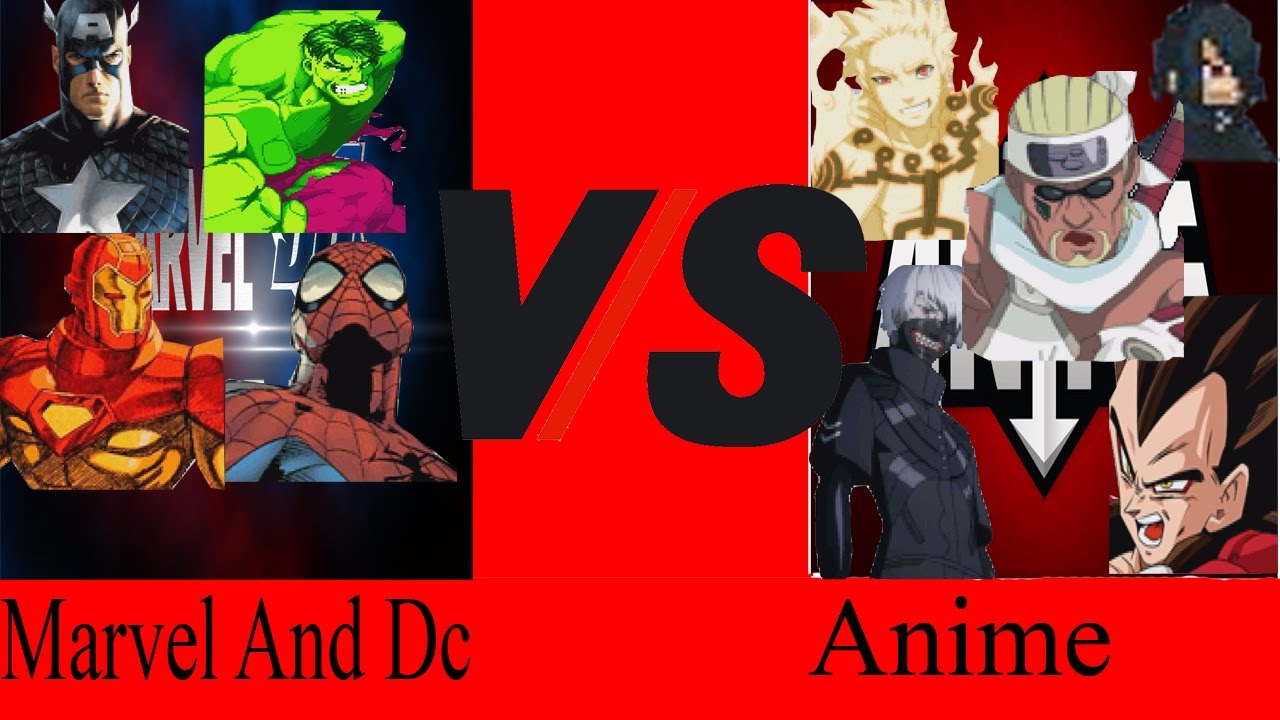 Marvel and DC VS Anime (M.U.G.E.N) - YouTube