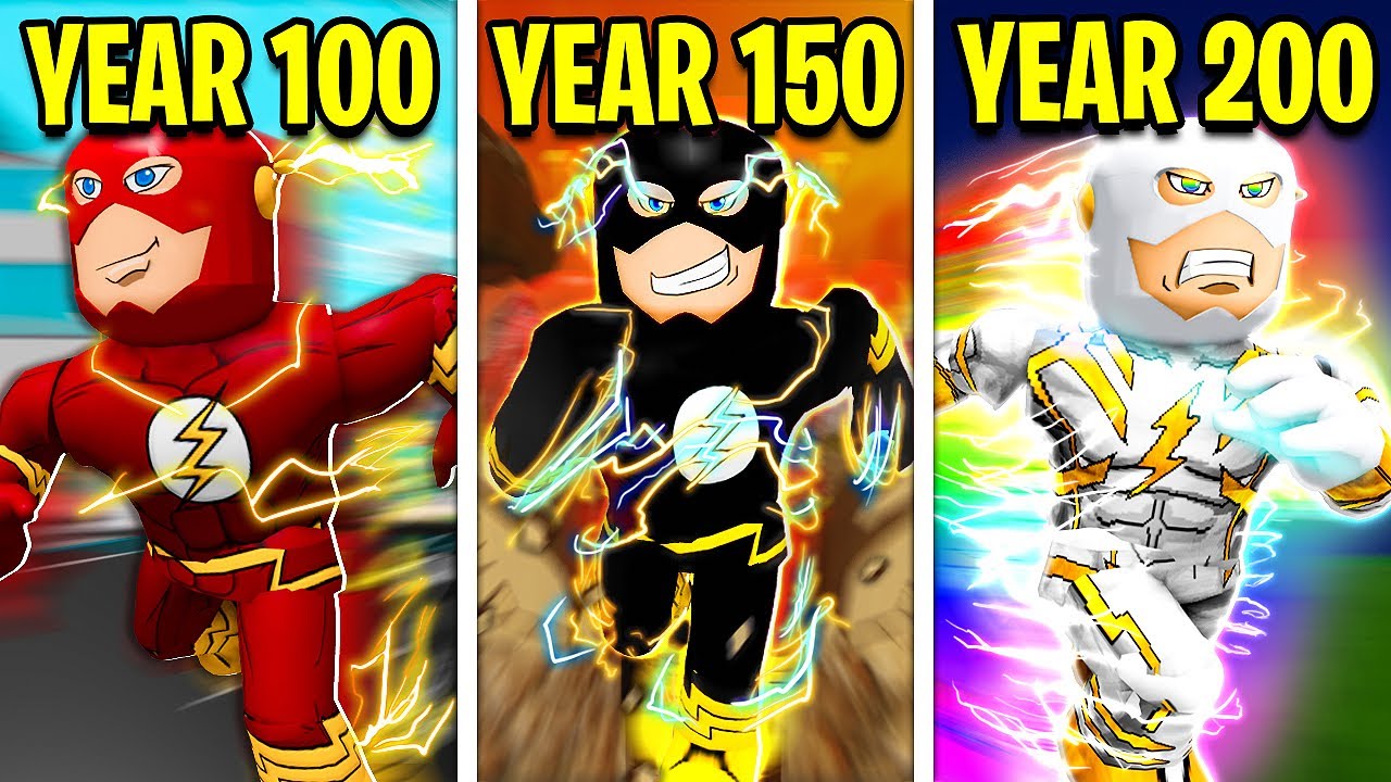 200 YEARS As The FLASH! (Roblox) - YouTube