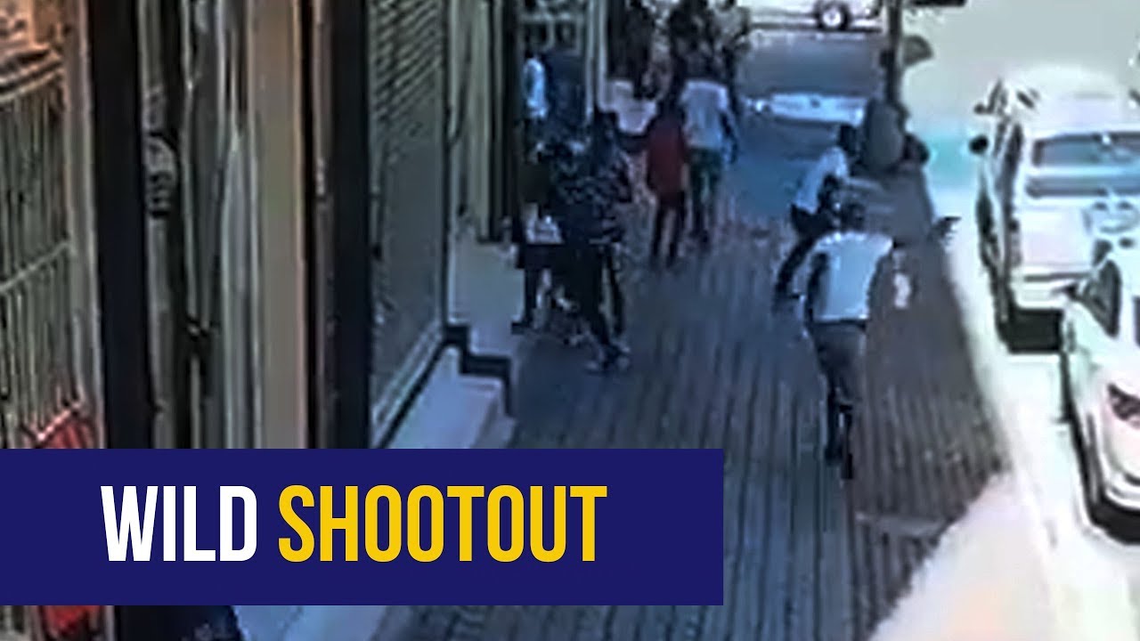 WATCH: Joburg security guard wounded in shootout with armed robbery ...