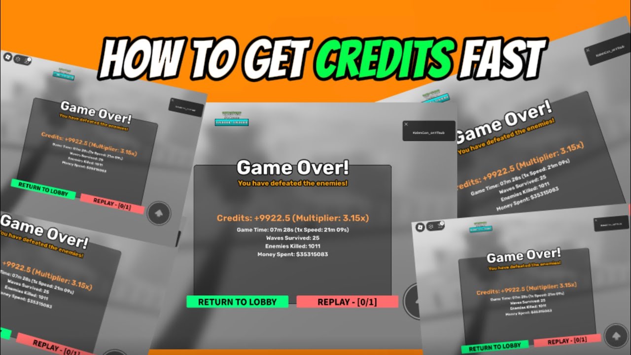 [skibi defense] How to get credits fast - YouTube