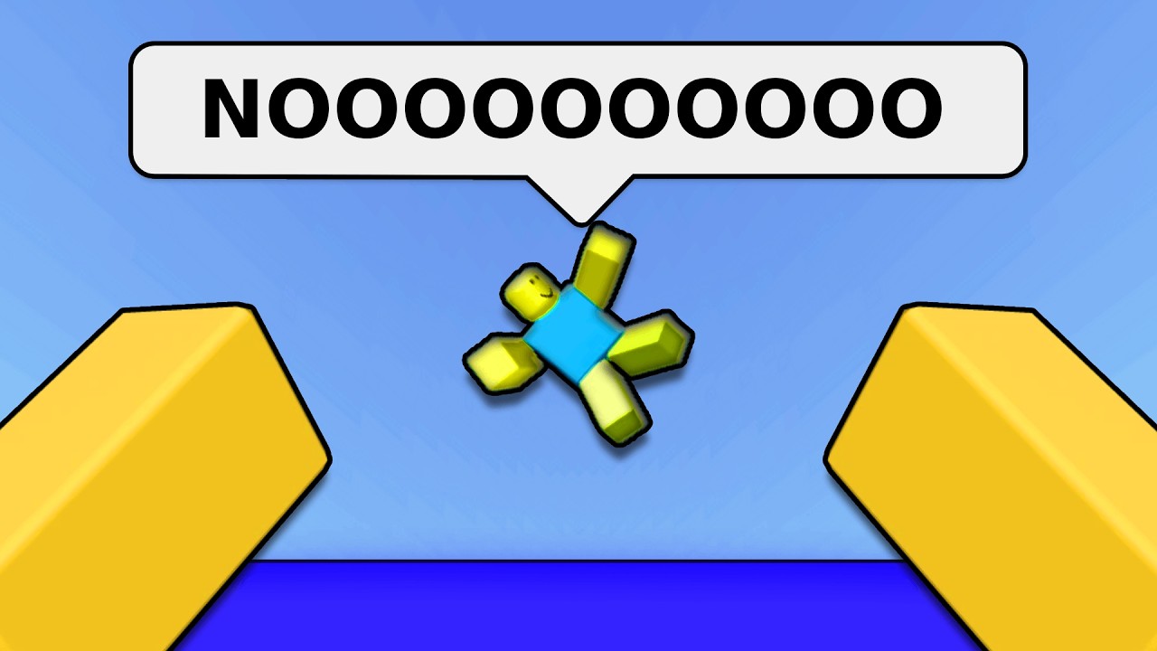 Pushing People In A Roblox Obby - YouTube