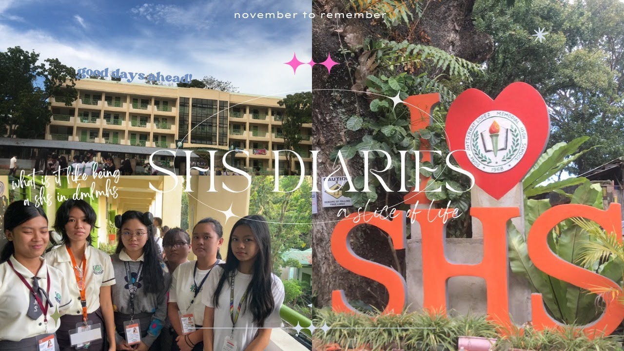 high school life — what is it like being a shs in dmlmhs | shs diaries 📚 - YouTube