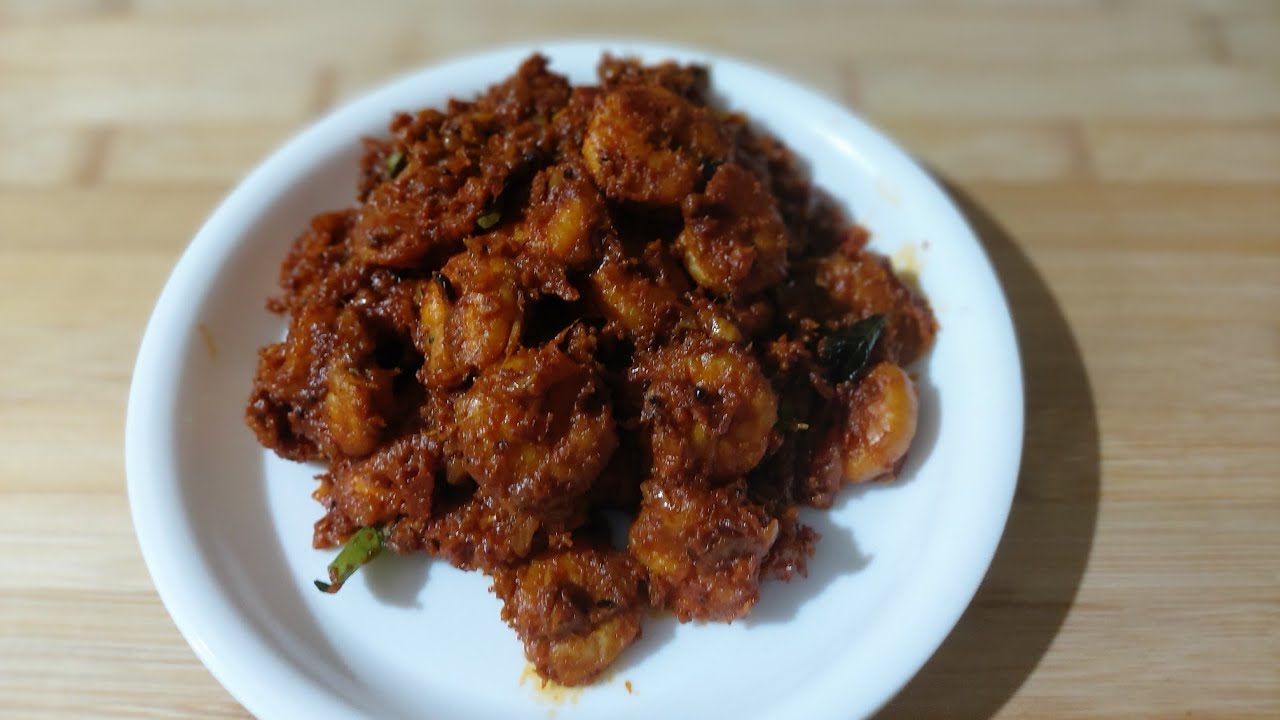 Prawns Roast |Spicy Prawns Roast | Simple Prawns Recipe - YouTube